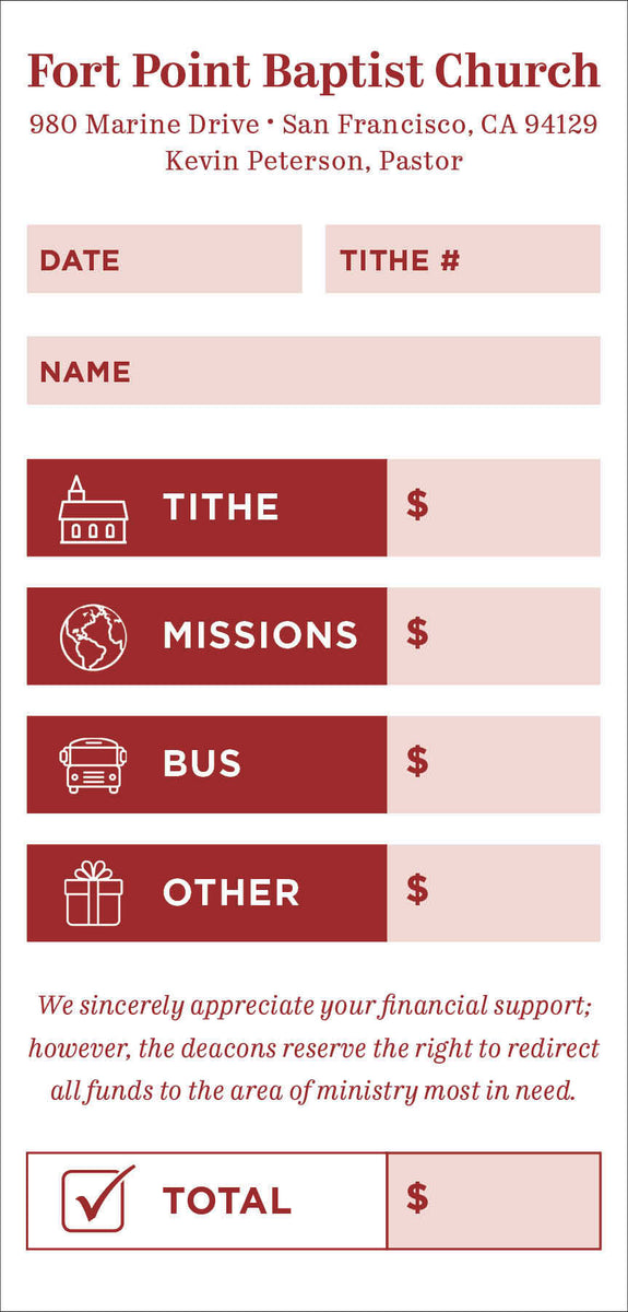 Offering Envelopes (B2) – North Valley Publications